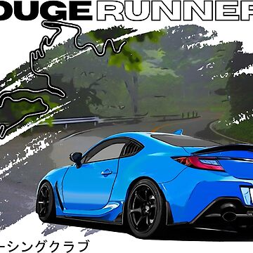 "Touge Runners GR86 - Black Font" Sticker for Sale by project88design ...