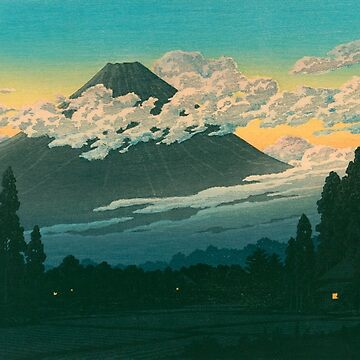 "Near Susono (Susono fukin) by Kawase Hasui Ukiyo-e Japanese Art ...