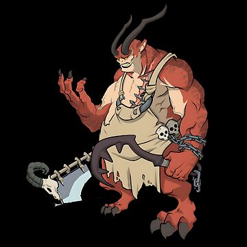 "Diablo 4 - Butcher Chibi " Sticker for Sale by SparkByNoor | Redbubble