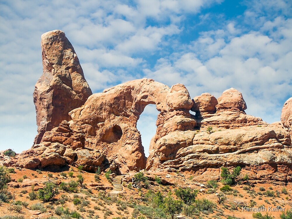 "Turret Arch in Arches National Park, Moab, Utah" by Kenneth Keifer ...