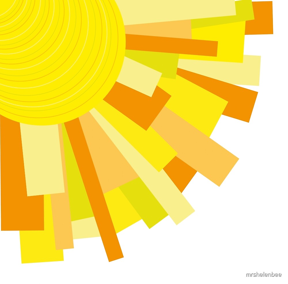 "Sunshine in the corner illustration" by mrshelenbee | Redbubble