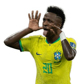 "Vini Jr Sticker" Sticker by sandrichux | Redbubble