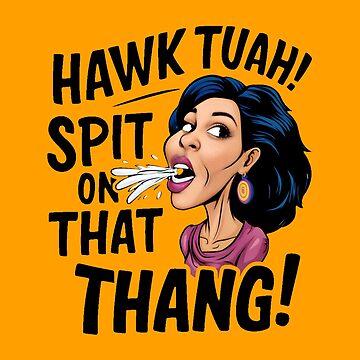 "Hawk Tuah! Girl" Sticker for Sale by AlphaTeez | Redbubble