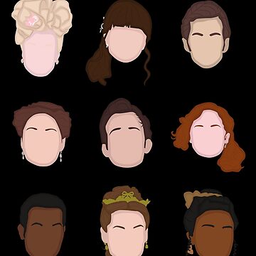 "Bridgerton's Colin, Penelope, Eloise, Benedict, Francesca, Violet ...