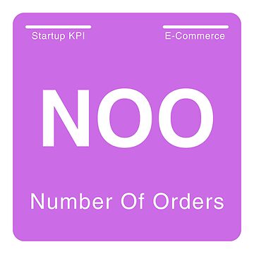 "Periodic table of startup KPIs “Number Of Orders (NOO)”" Sticker by ...