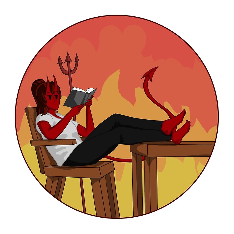 "Even Demons get bored" by Gabriel Albano | Redbubble