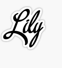 Lily Name: Stickers | Redbubble