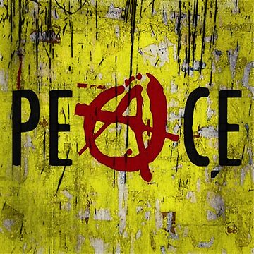 "PEACE ANARCHY" Pillow for Sale by BobbyG305 | Redbubble