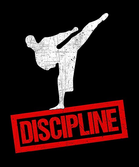 "Karate Discipline Martial Arts Ninja Black Belt " Poster by ...