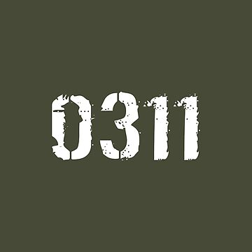 "0311 Infantry" Sticker for Sale by Jared Davies | Redbubble