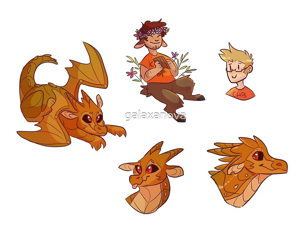 "PJO sticker batch! (Jason Grace, Festus, Grover Underwood)" by ...