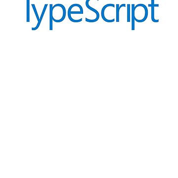 "TypeScript TS Language Blue Official Logo T-Shirt" Poster for Sale by ...