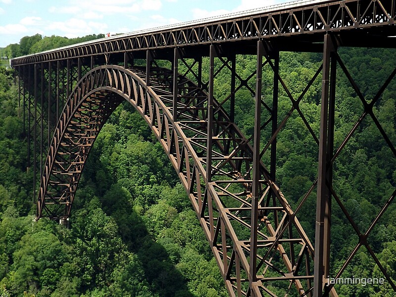 "New River Gorge Bridge" by jammingene | Redbubble