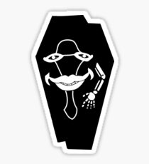 Laughing Coffin Stickers | Redbubble