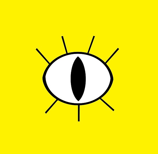 "Bill Cipher Eye, Gravity Falls" Poster by nopemom | Redbubble