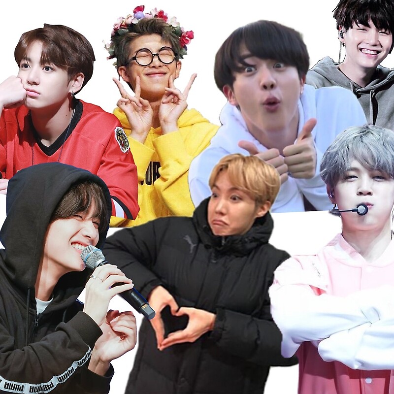 «BTS collage» de HayleeJenae | Redbubble
