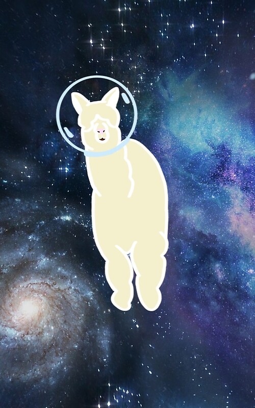 "Alpaca in space" by GamerCrafting | Redbubble