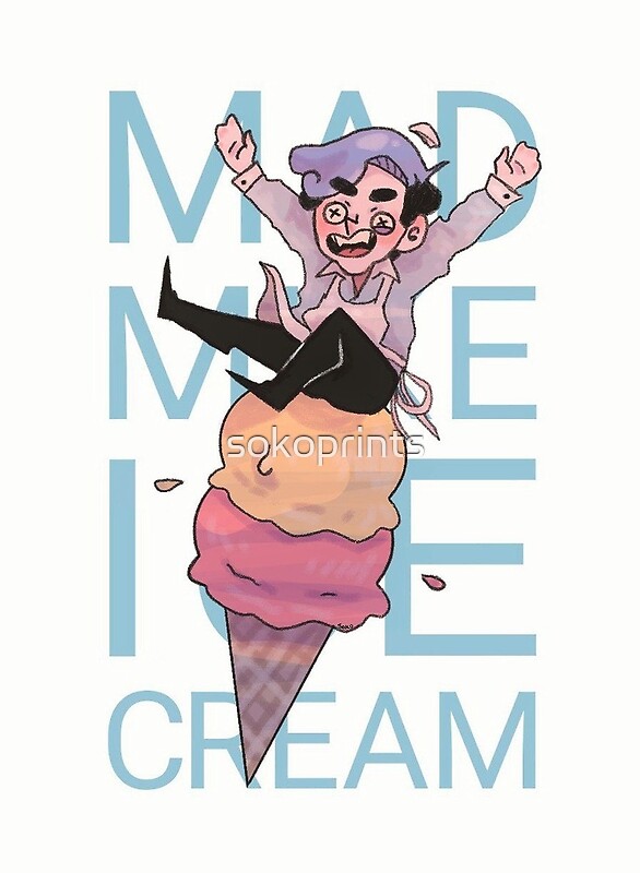 "mad mike ice cream" by sokoprints | Redbubble
