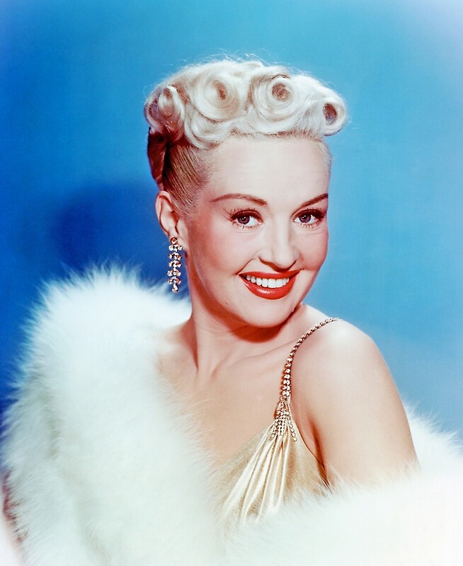 "Betty Grable Color" by ClassicBlondes | Redbubble