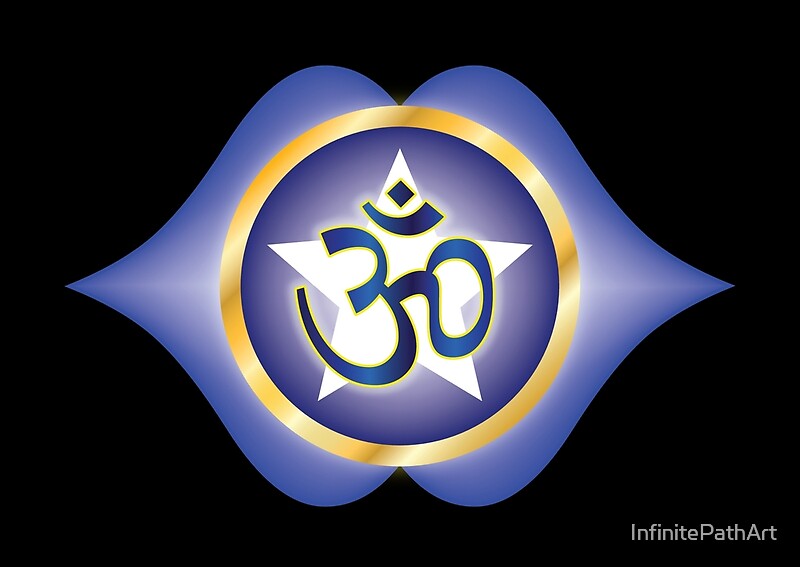 "Ajna Chakra (AUM Vibration)" by InfinitePathArt | Redbubble