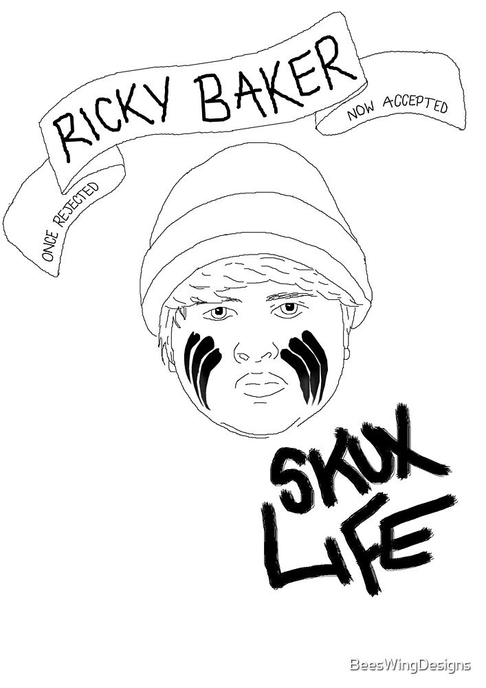 "Ricky Baker - Skux Life" by BeesWingDesigns | Redbubble