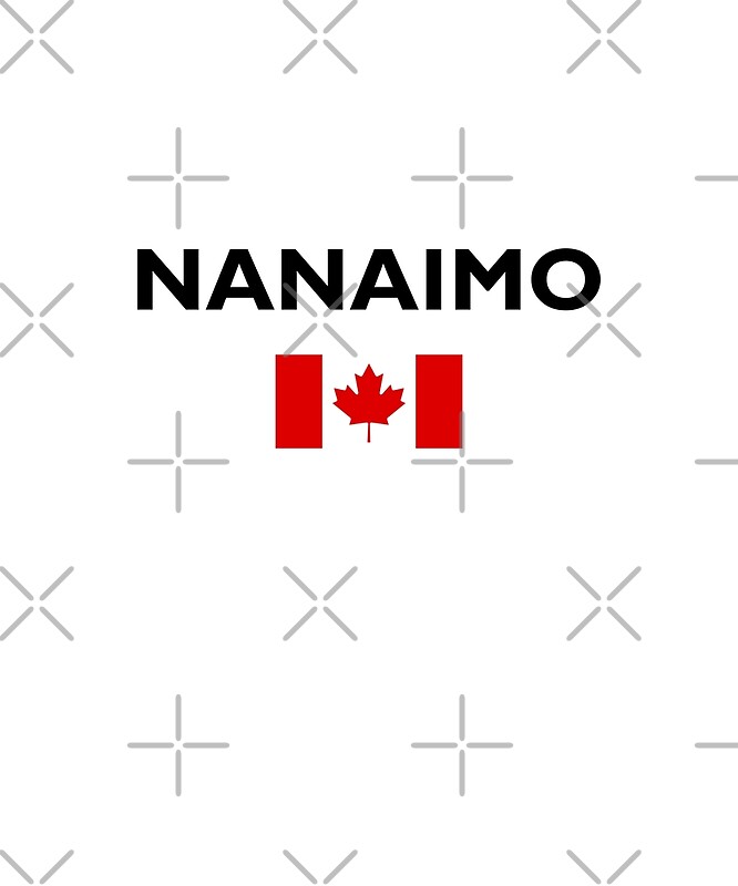 "Nanaimo Canada Canadian Flag Light-Color" by TinyStarCanada | Redbubble