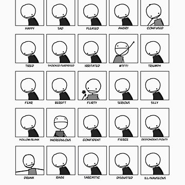 "Stickman Expressions" Sticker for Sale by drucpec | Redbubble
