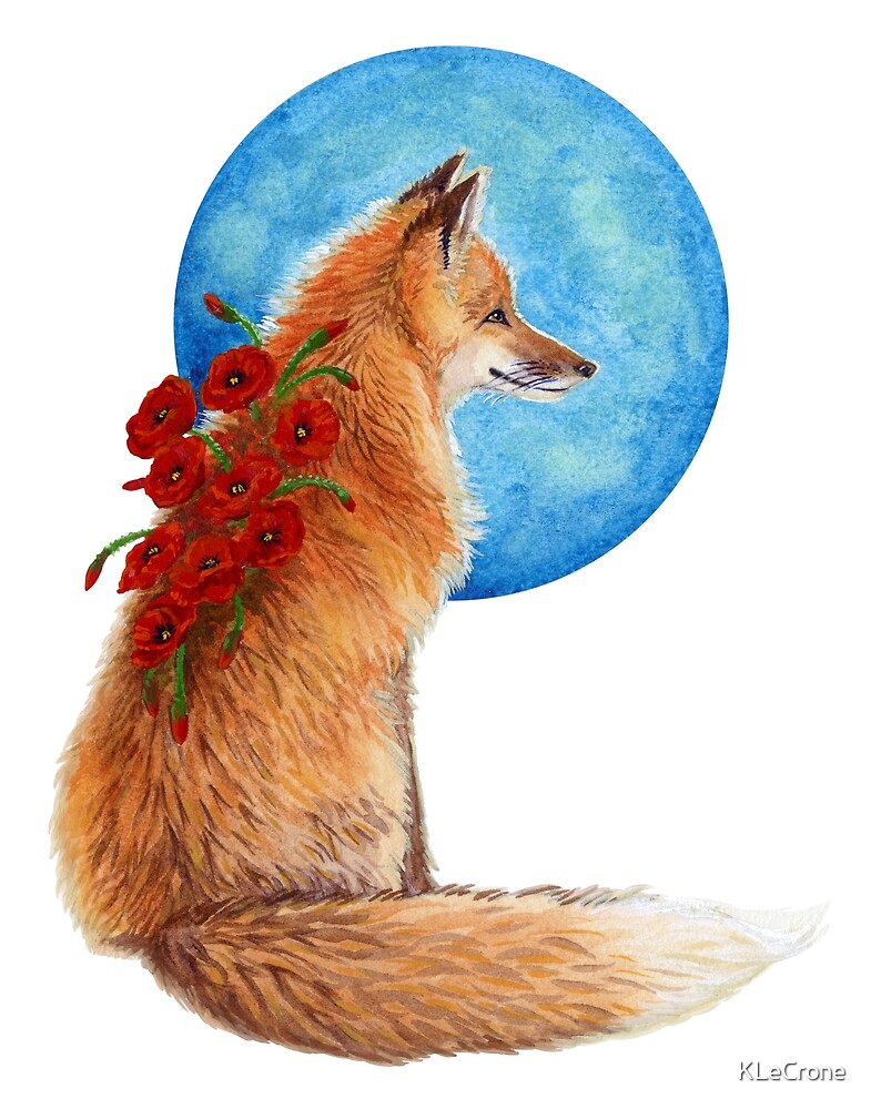 "Poppy Fox" by KLeCrone | Redbubble