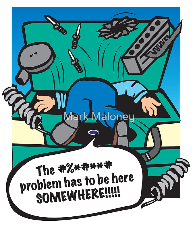 "Breakdown Cartoon by Mark Maloney" by Mark Maloney | Redbubble