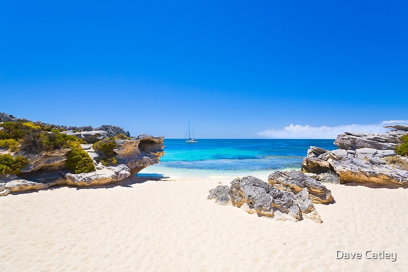 "Rotto Paradise, Little Parakeet Bay, Rottnest Island" by Dave Catley ...