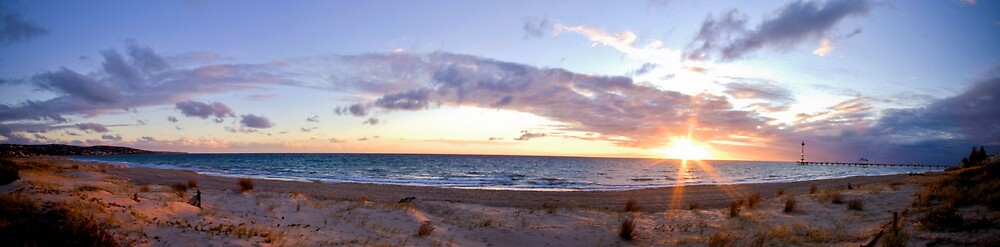 "Brighton Sunset " by Jamie Druitt | Redbubble