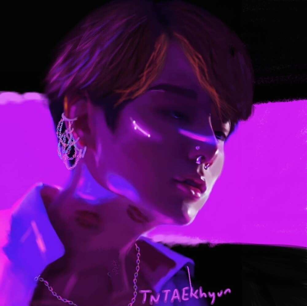 "Neon Night -Jungkook" by Tntaekhyun | Redbubble