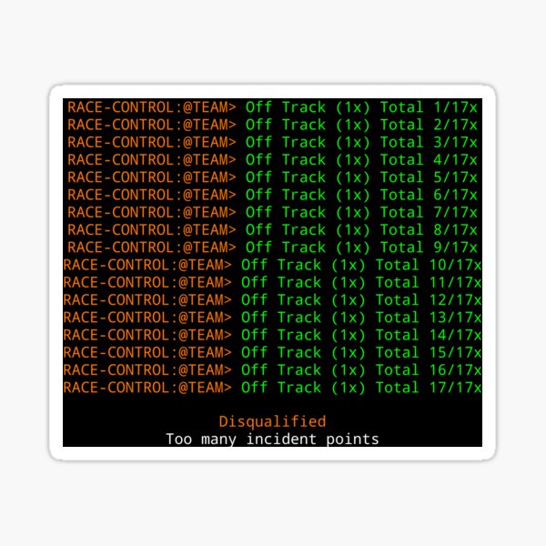 Iracing Stickers | Redbubble