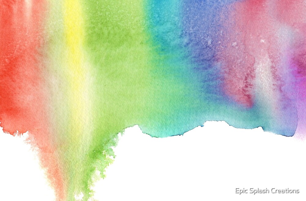"Watercolor paint splash" by Epic Splash Creations | Redbubble