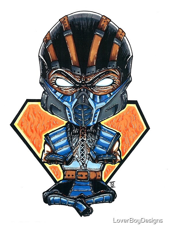"Ice Cold Sub Zero" by LoverBoyDesigns | Redbubble