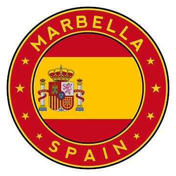 "Marbella,Spain, Cities of Spain" Sticker for Sale by Alma-Studio ...