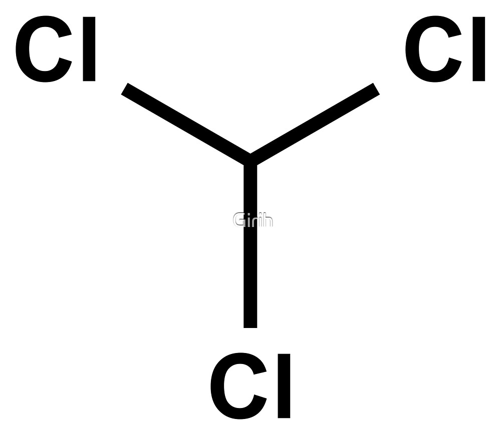 "Chloroform Chemical Molecule Structure" by Girih | Redbubble