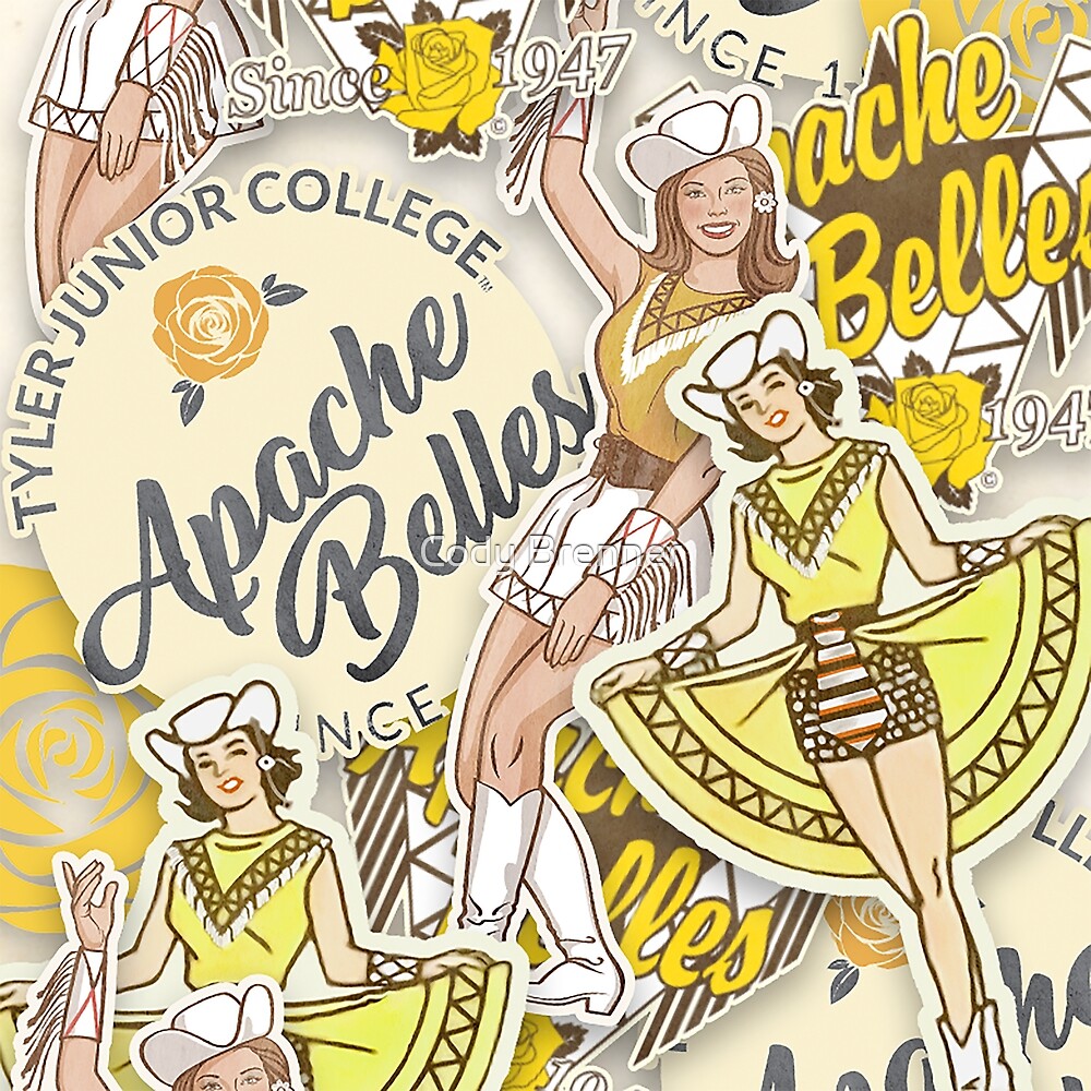 "Apache Belle Logos" by Cody Brenner | Redbubble