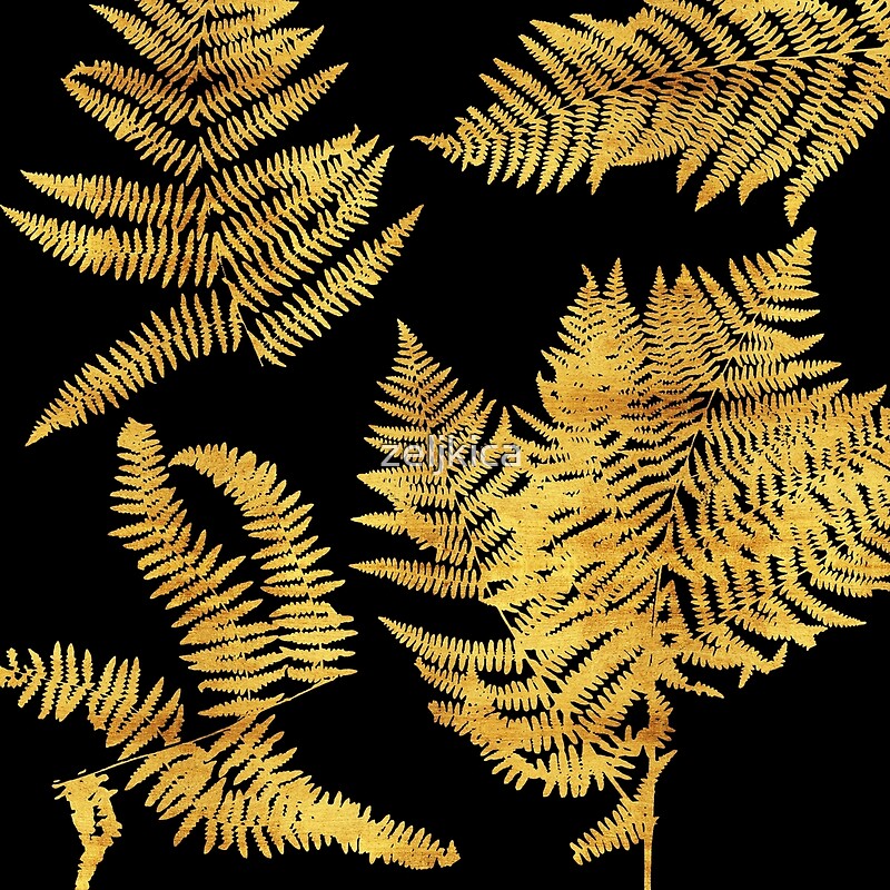 "Gold Ferns" by zeljkica | Redbubble