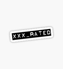 X Rated: Stickers | Redbubble