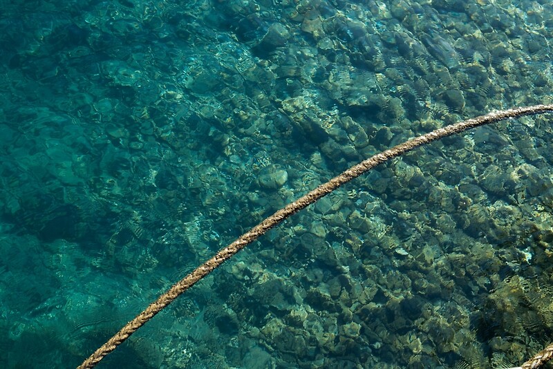 "Rope over clear water" by TheOtherErre | Redbubble