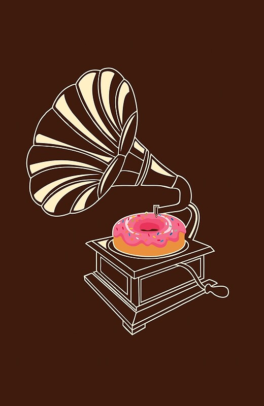 "Music Donut" by All-Streets | Redbubble