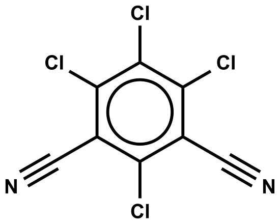 "Chlorothalonil Chemical Molecule Structure" Posters by Girih | Redbubble