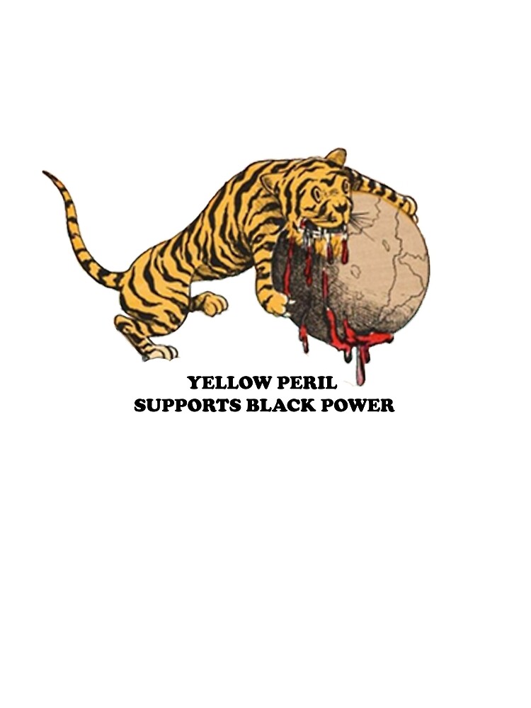 "YELLOW PERIL SUPPORTS BLACK POWER" by Annie Ma | Redbubble