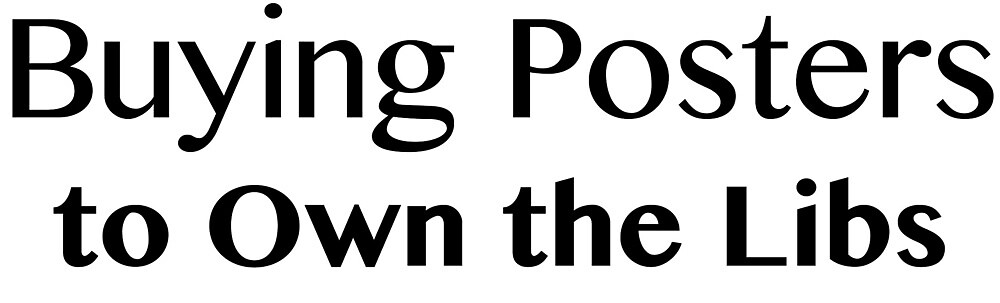 "Owning the Libs" by finlaysonart | Redbubble