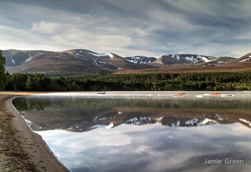 "Morlich Beach" by Jamie Green | Redbubble