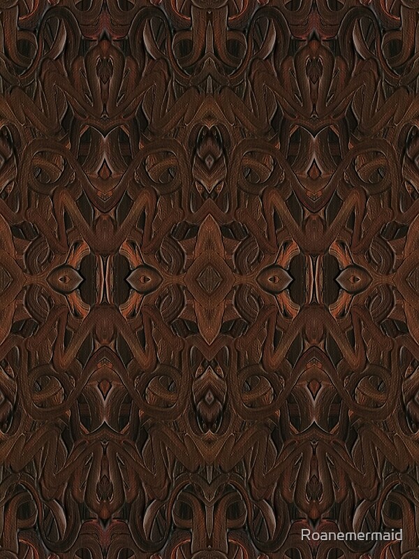 "Carved Walnut Wood" by Roanemermaid | Redbubble