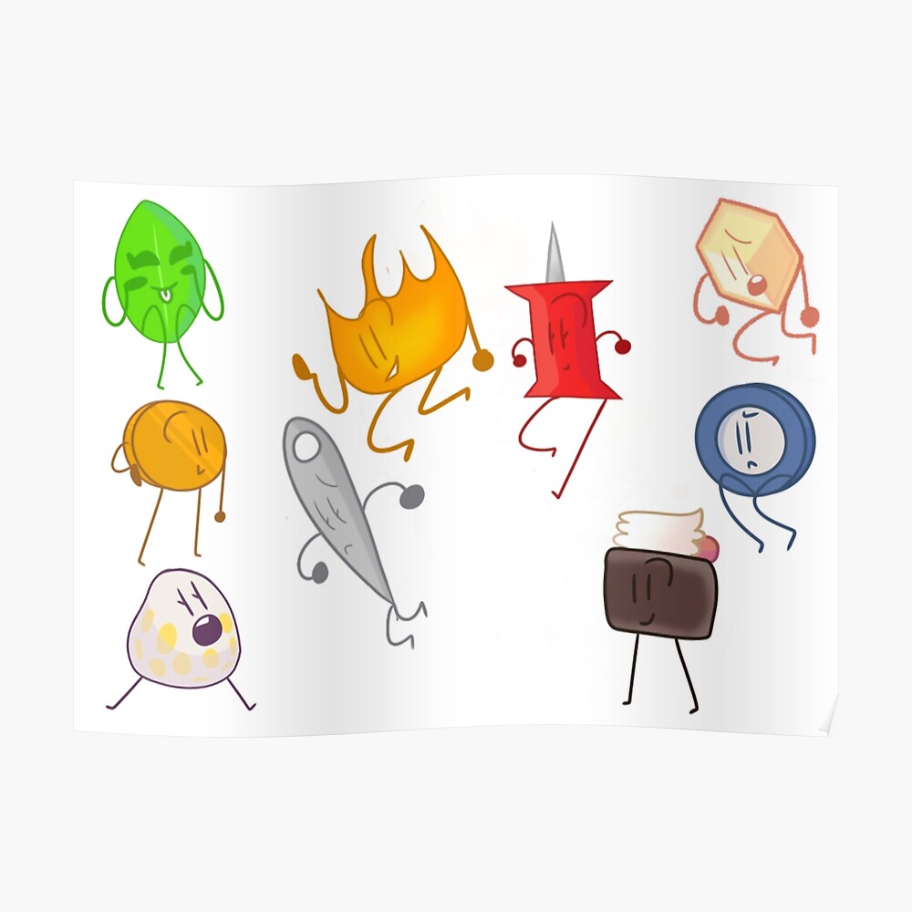 "The losers - Bfb" Poster by ToriNeko | Redbubble