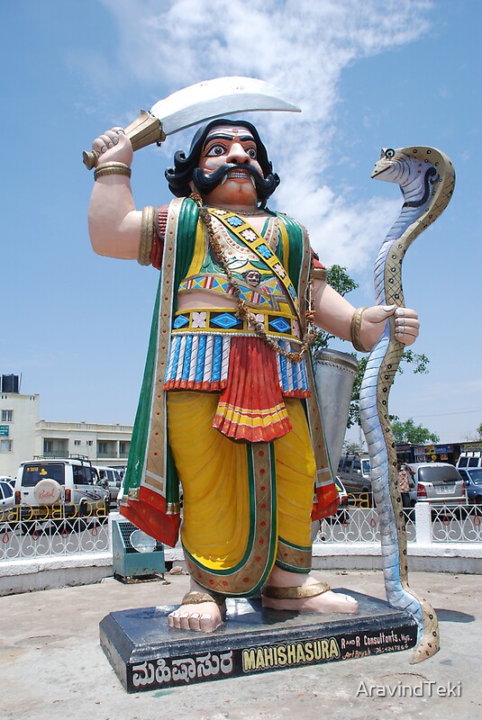 "Mahishasura, Mysore, India" by AravindTeki | Redbubble