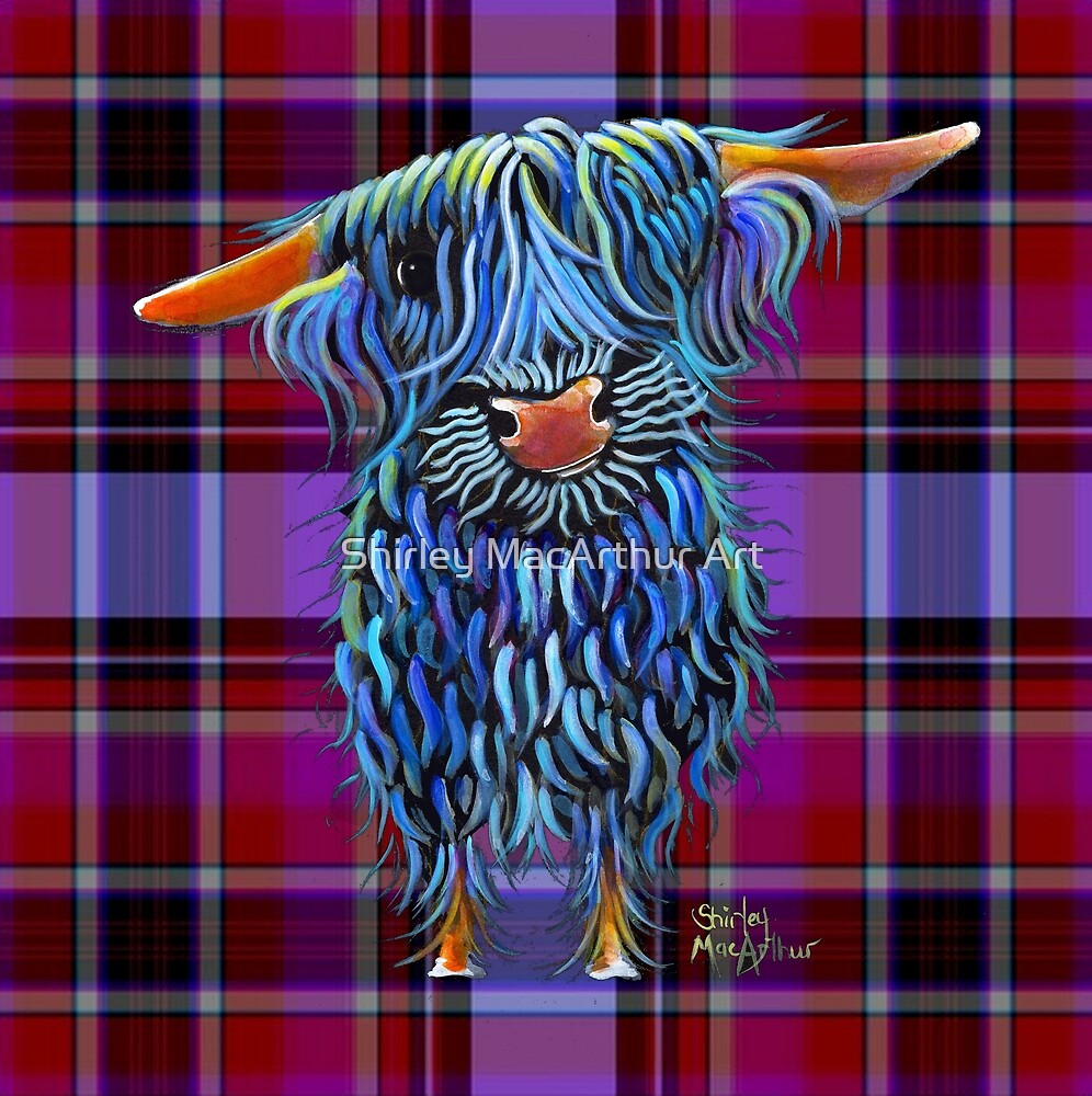 "SCoTTiSH HiGHLaND CoW ' TaRTaN THoMaS P ' BY SHiRLeY MacARTHuR" by ...